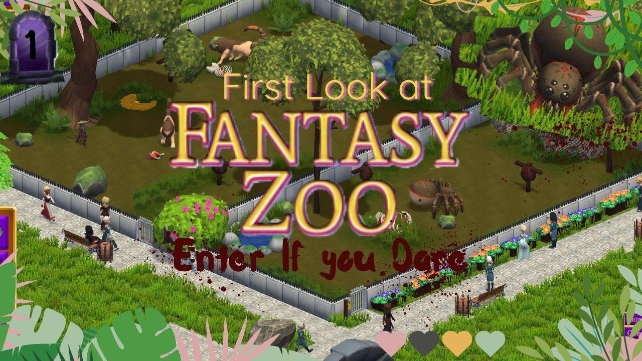 Building a Fantasy Zoo with Spiders | First Look at a New Zoo Simulator ...