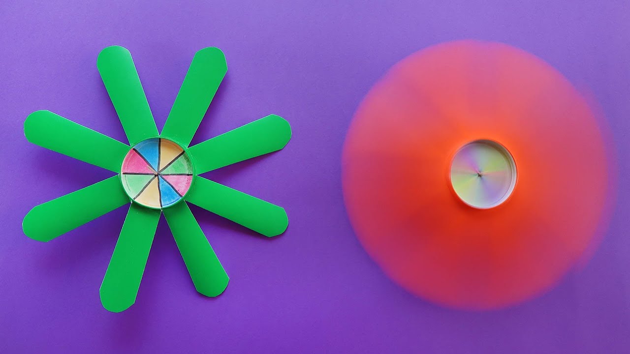 Easy Paper Beyblade from paper cup. How to make a moving paper toy ...