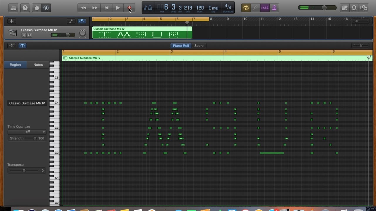 Imgur midi drawing in garageband (live recording) - YouTube