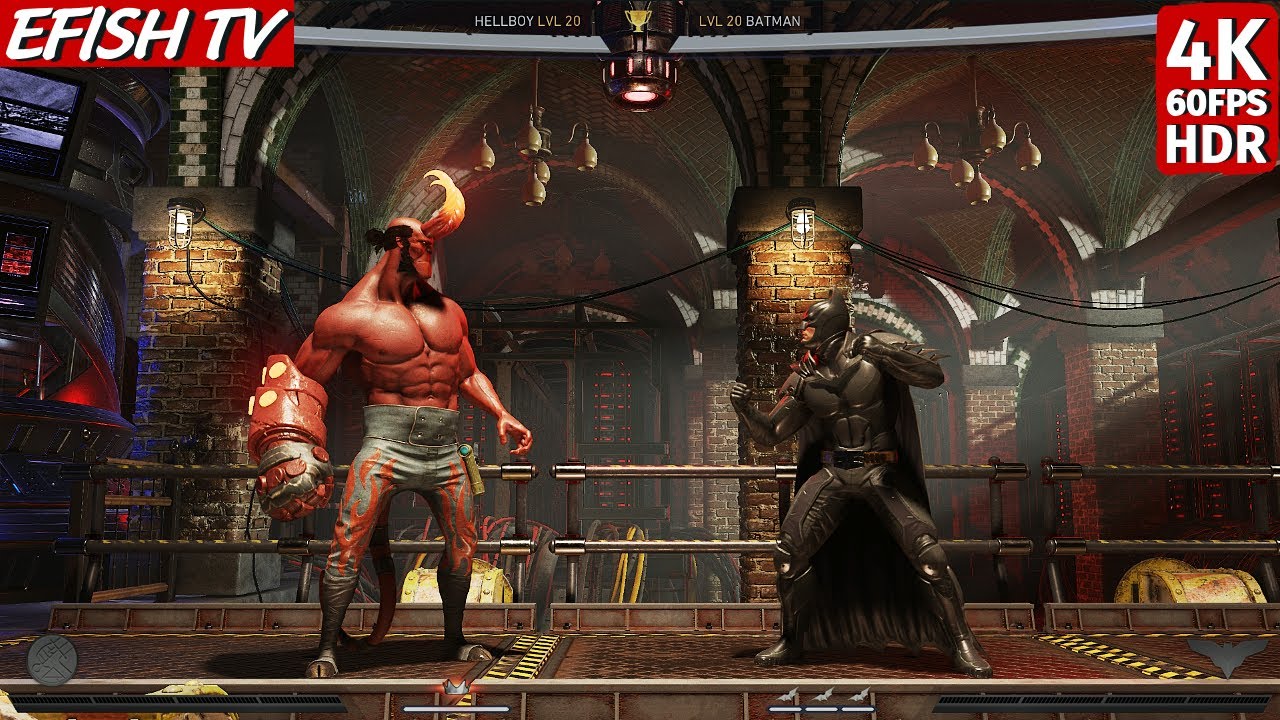 Full Power Hellboy vs Batman (Hardest AI) - Injustice 2 - YouTube