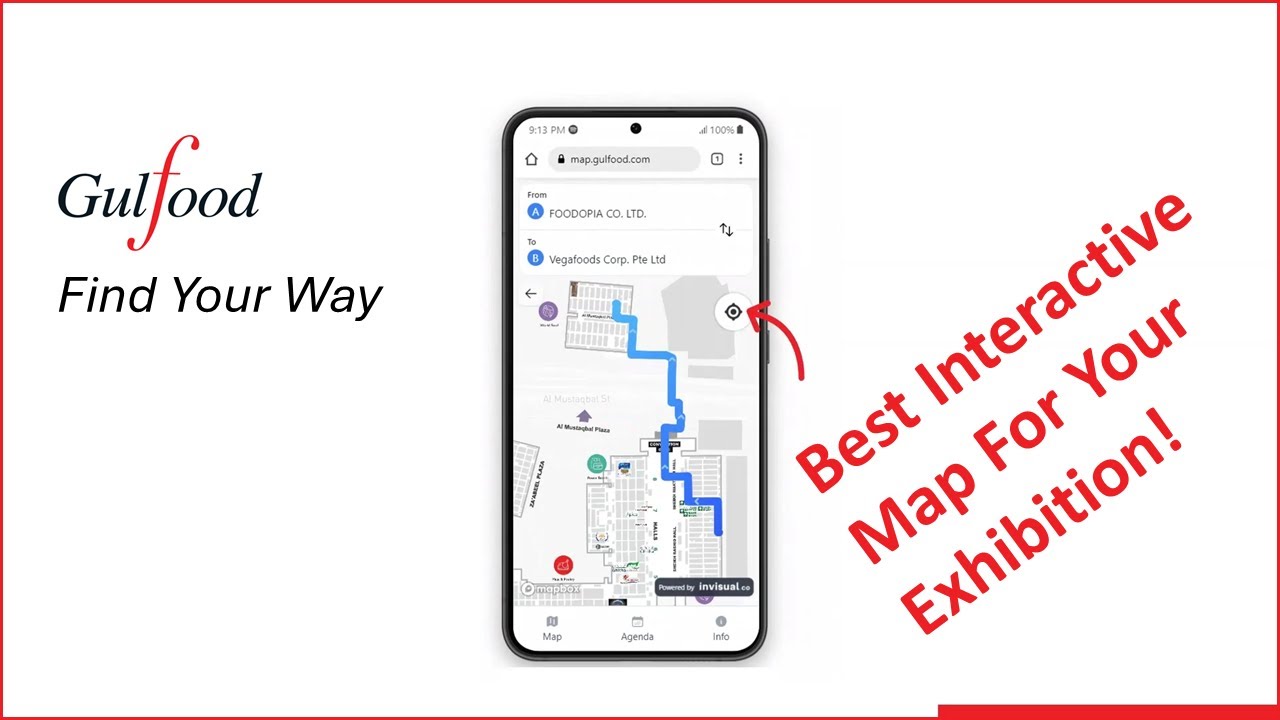 Interactive Map of Gulfood 2024 - Made by Invisual. - YouTube
