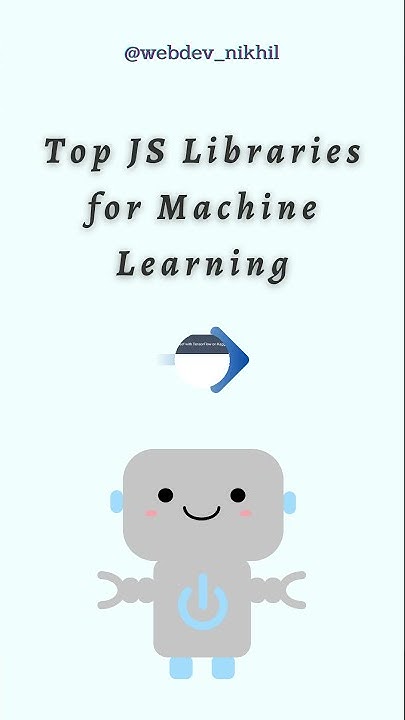 🔥 Top Javascript Libraries For Machine Learning Shorts Webdev Nikhil Youtube