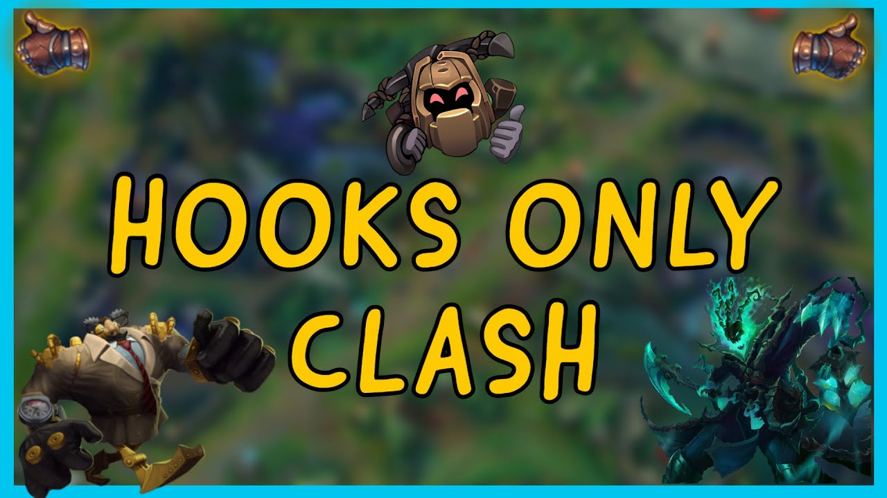 We WON Using ONLY HOOKS In Clash?! - League Of Legends Clash Challenge ...