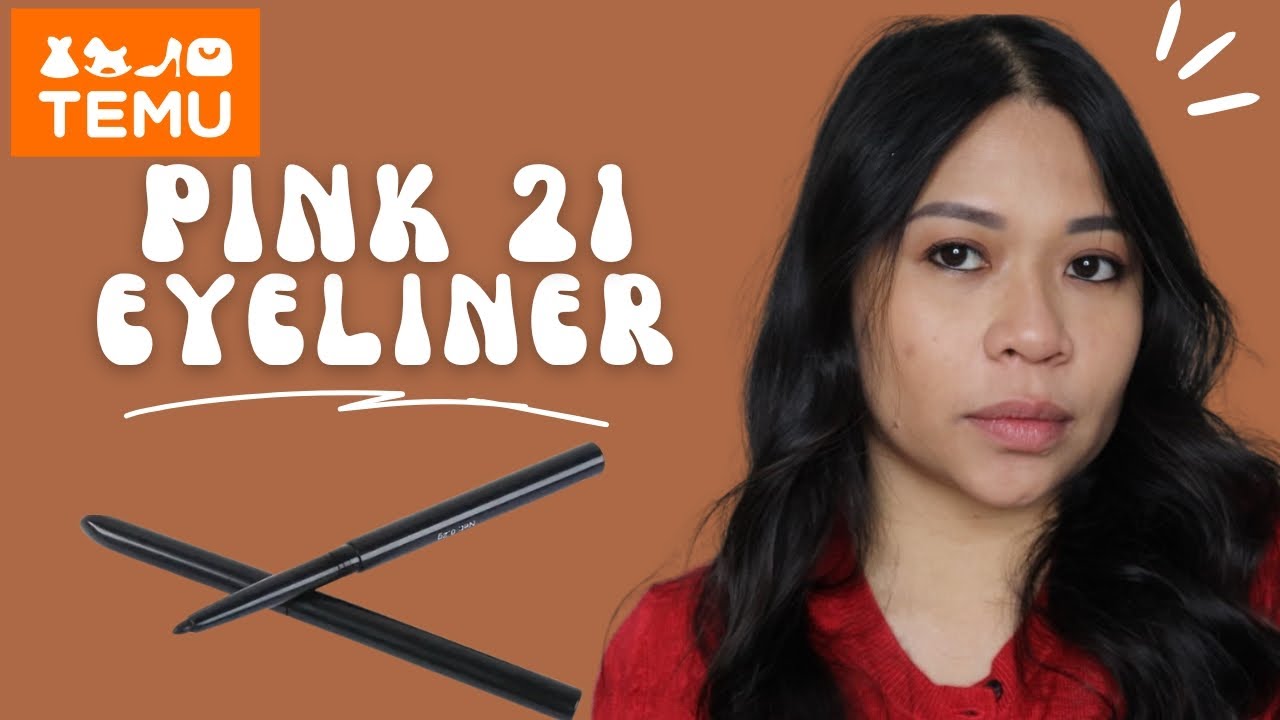 TEMU - PINK 21 Black Eyeliner Pencil - YouTube
