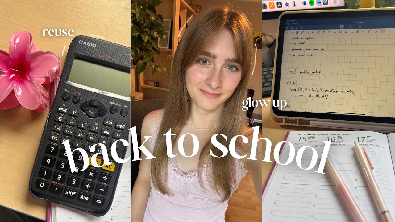 BACK TO SCHOOL without buying it all | reuse & glow up - YouTube