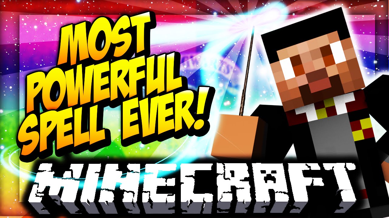 MOST POWERFUL SPELL EVER! - Minecraft MAGIC PVP with Vikkstar - YouTube