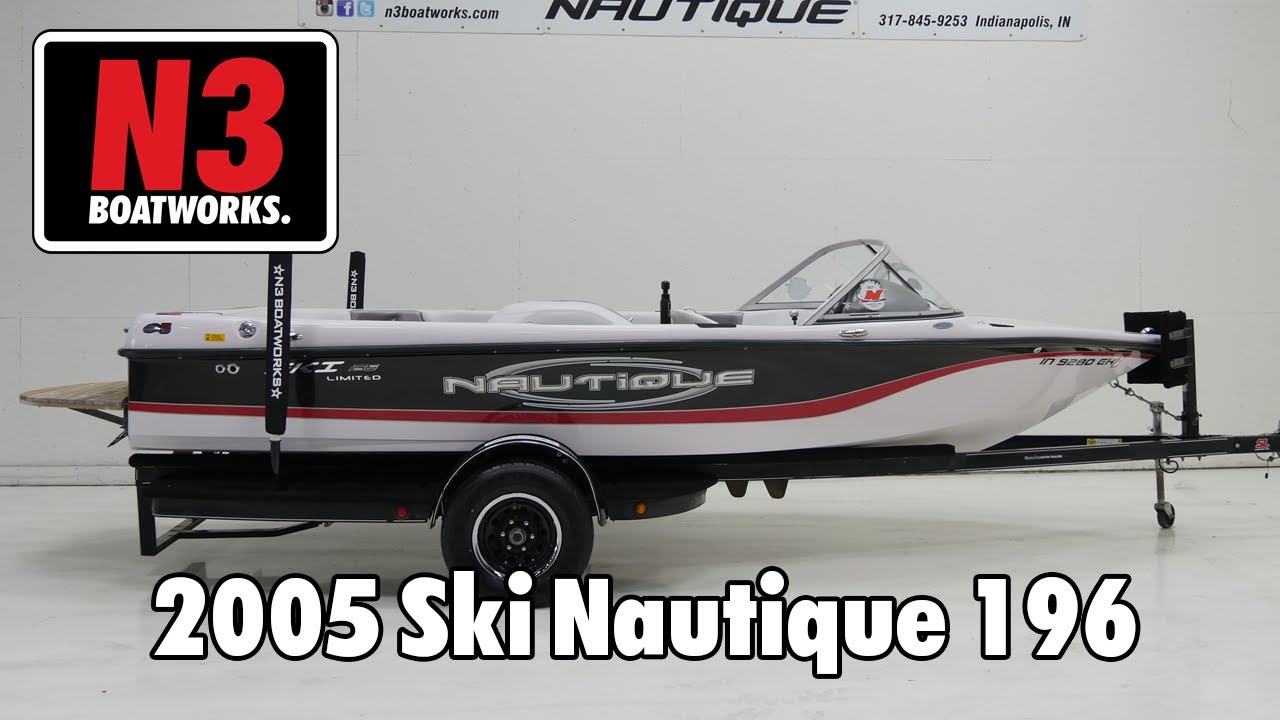 2005 Ski Nautique 196 Limited - Walk Through || N3 Boatworks - YouTube