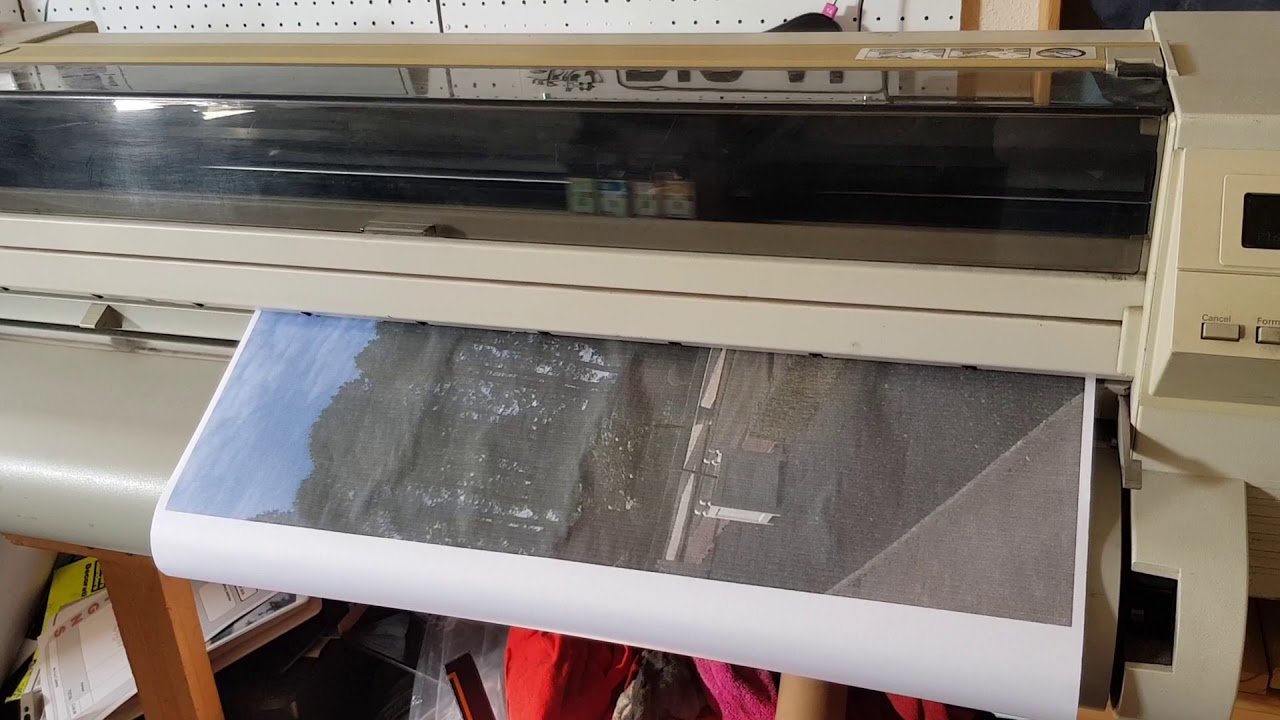 HP Designjet 650c - YouTube