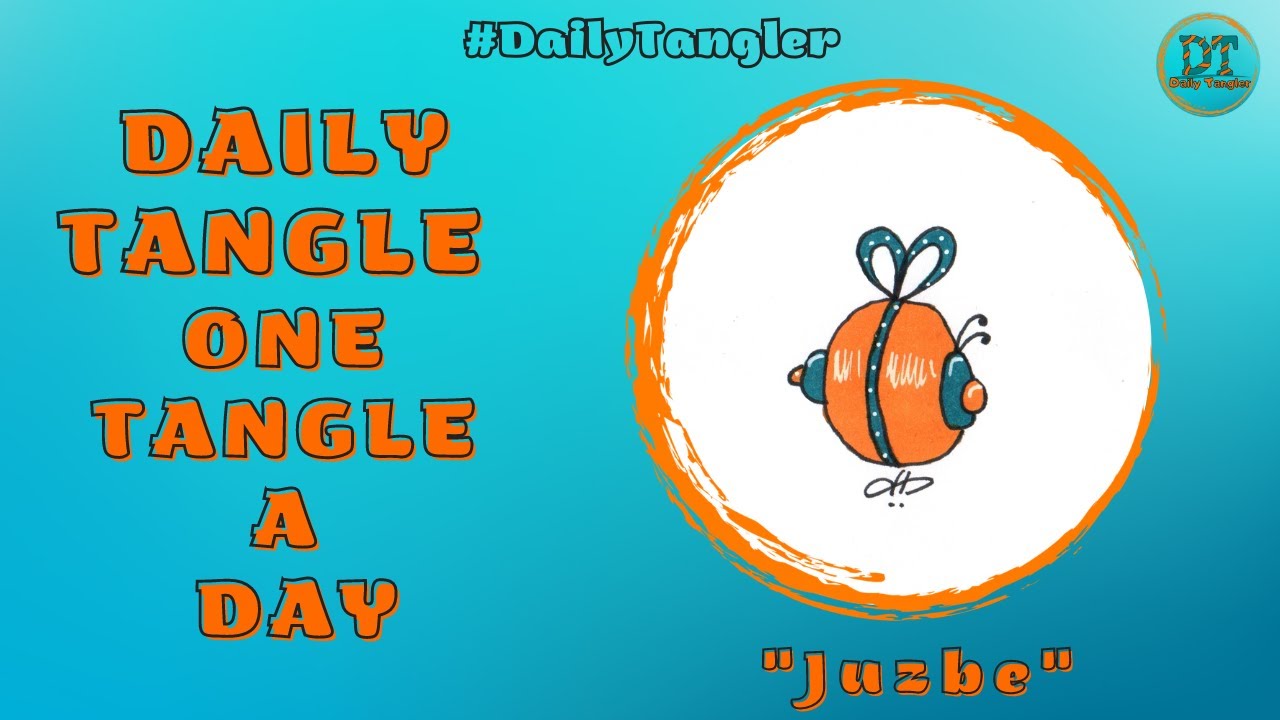Daily Tangle - Juzbe - Pattern Focus | How to draw | #DailyTangler ...