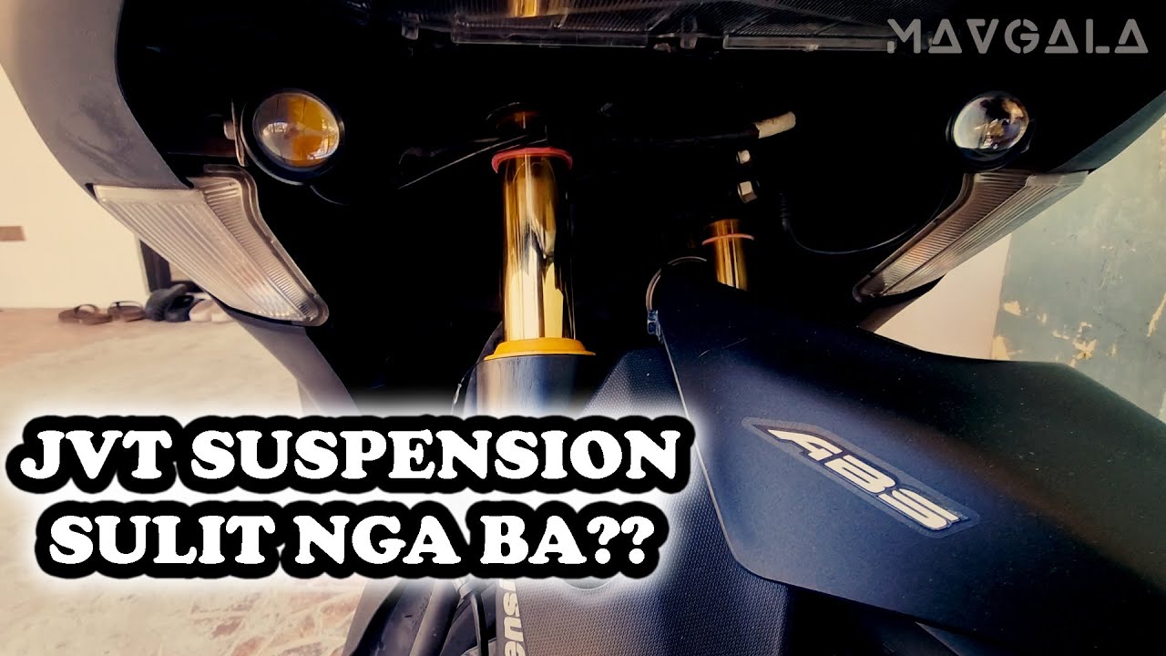 JVT SUSPENSION REVIEW AND ADJUSTMENT | AEROX V2 - YouTube