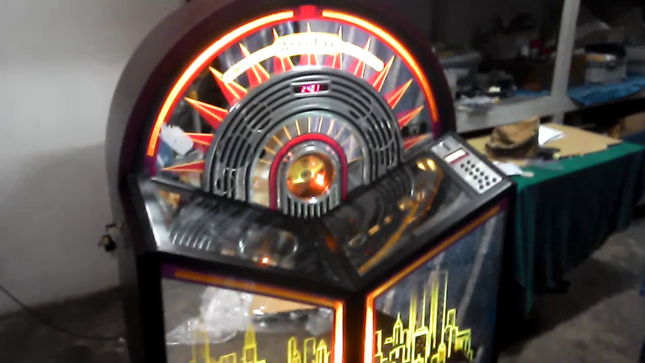 wurlitzer new york jukebox - YouTube