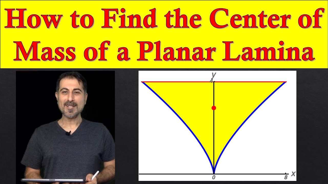 How to Find the Center of Mass of a Planar Lamina - YouTube