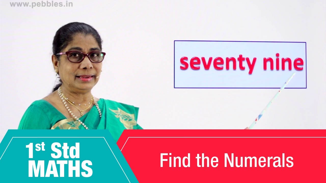 1st Std Maths | Find the Numerals | Mathematics Class -1 | Maths for ...