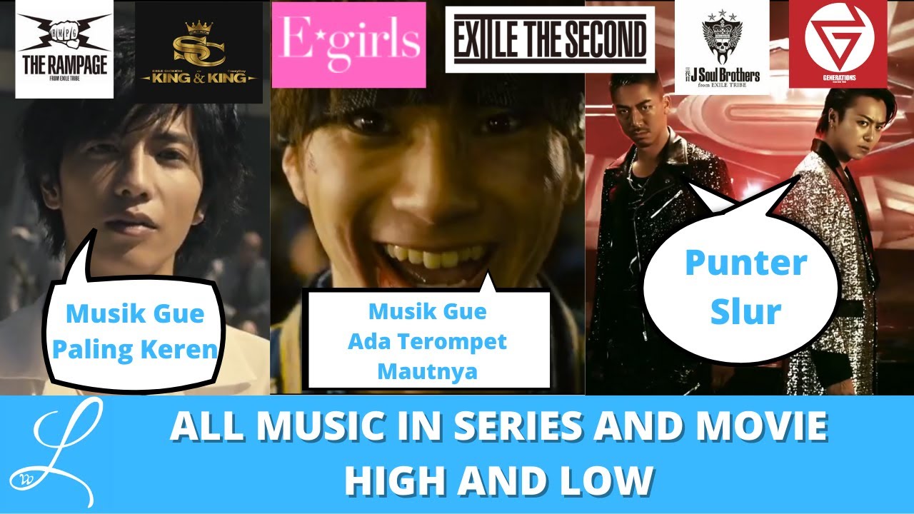 All Music In High And Low Series And Movies - YouTube