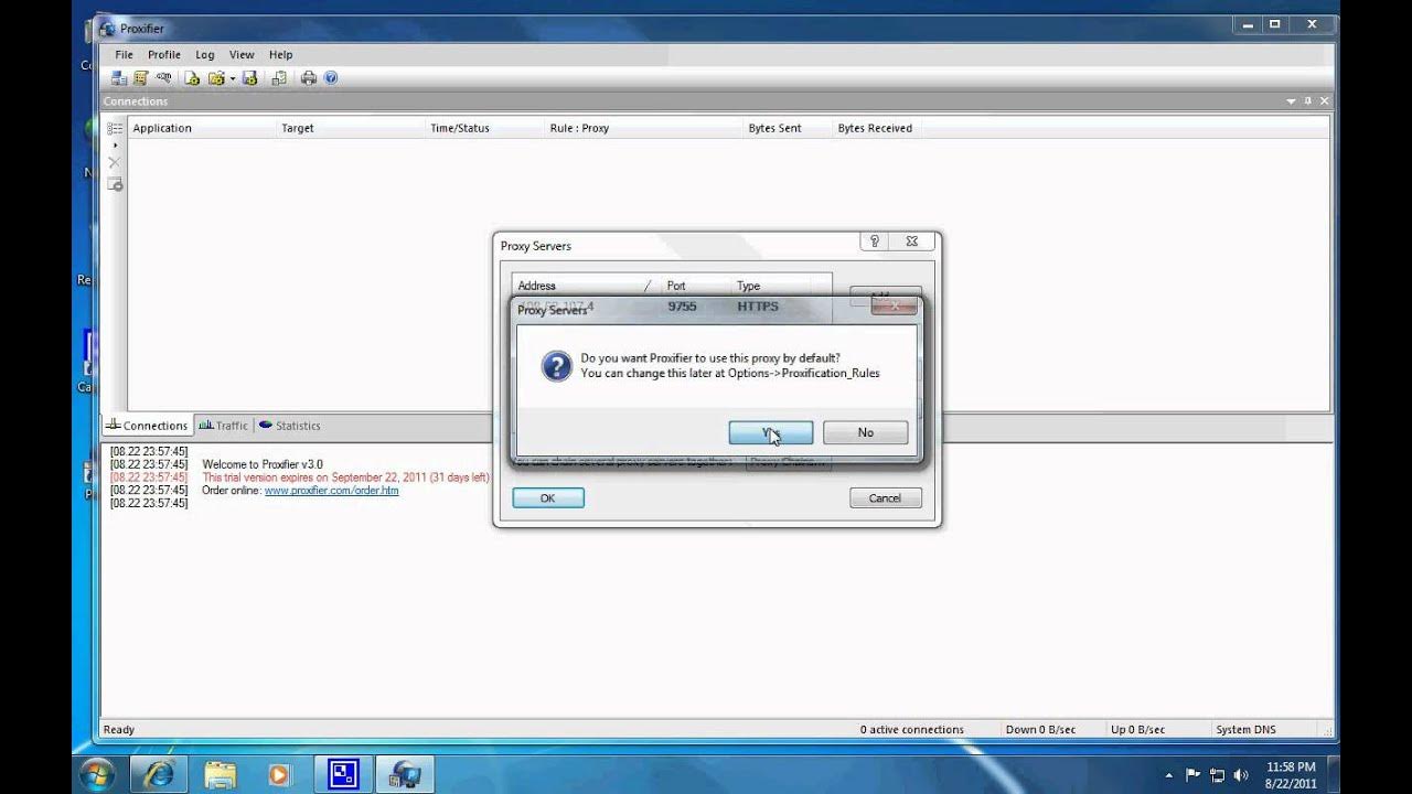 How to use myprivateproxy.net proxies with proxifier - YouTube