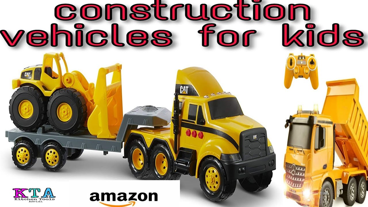 construction vehicles for kids - YouTube