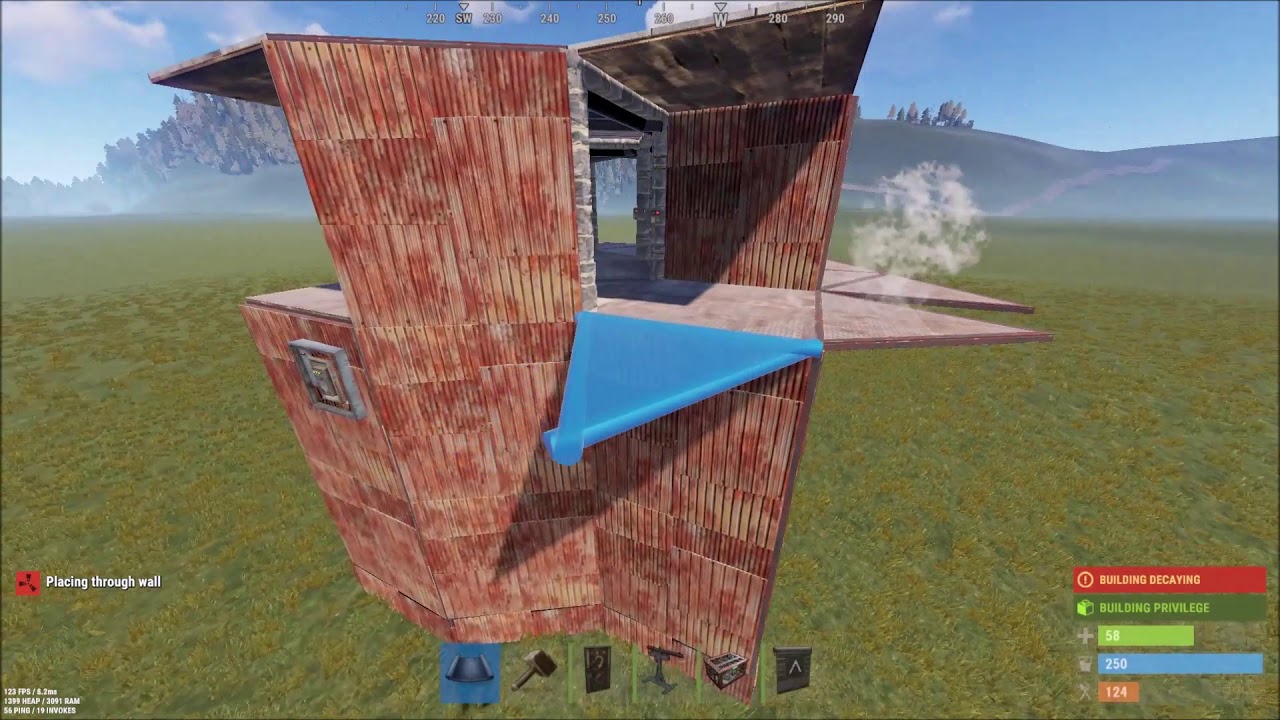 Rust | Beneverat - Small Budget Solo Base - Shooting Floor - YouTube