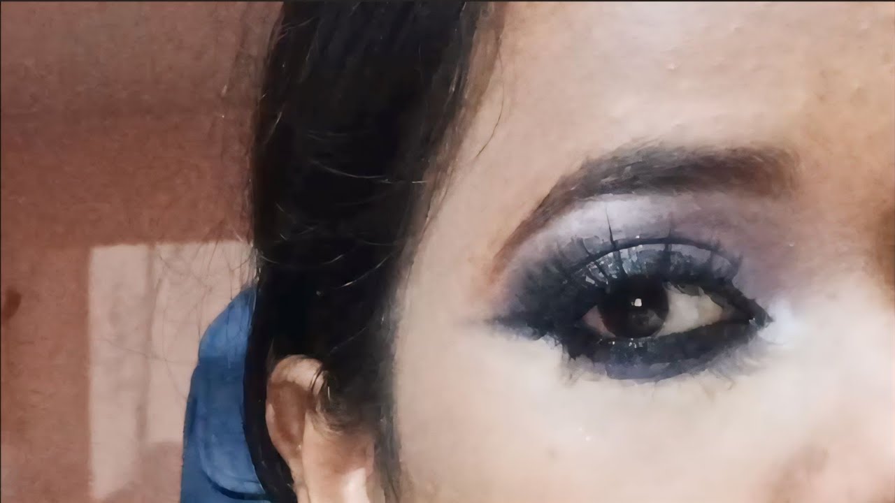 Blue Eye Makeup tutorial || step by step || For Beginers easy eye ...