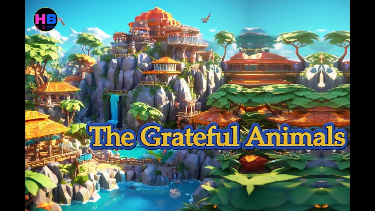 The Grateful Animals - Hublu kids short stories - YouTube