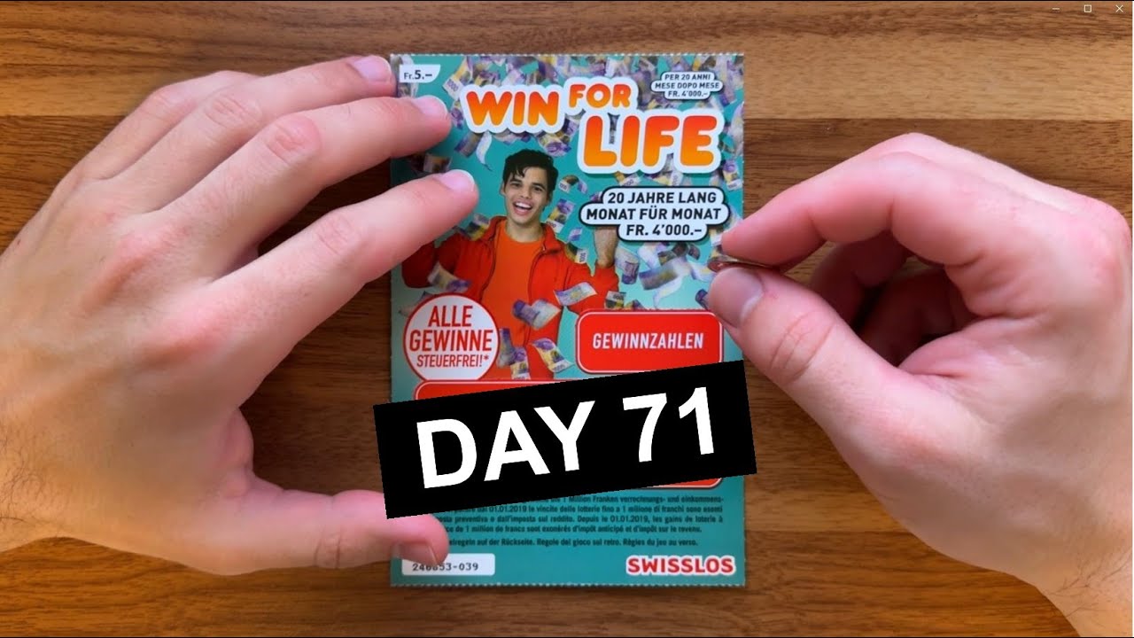 Win for Life - Day 71 - YouTube
