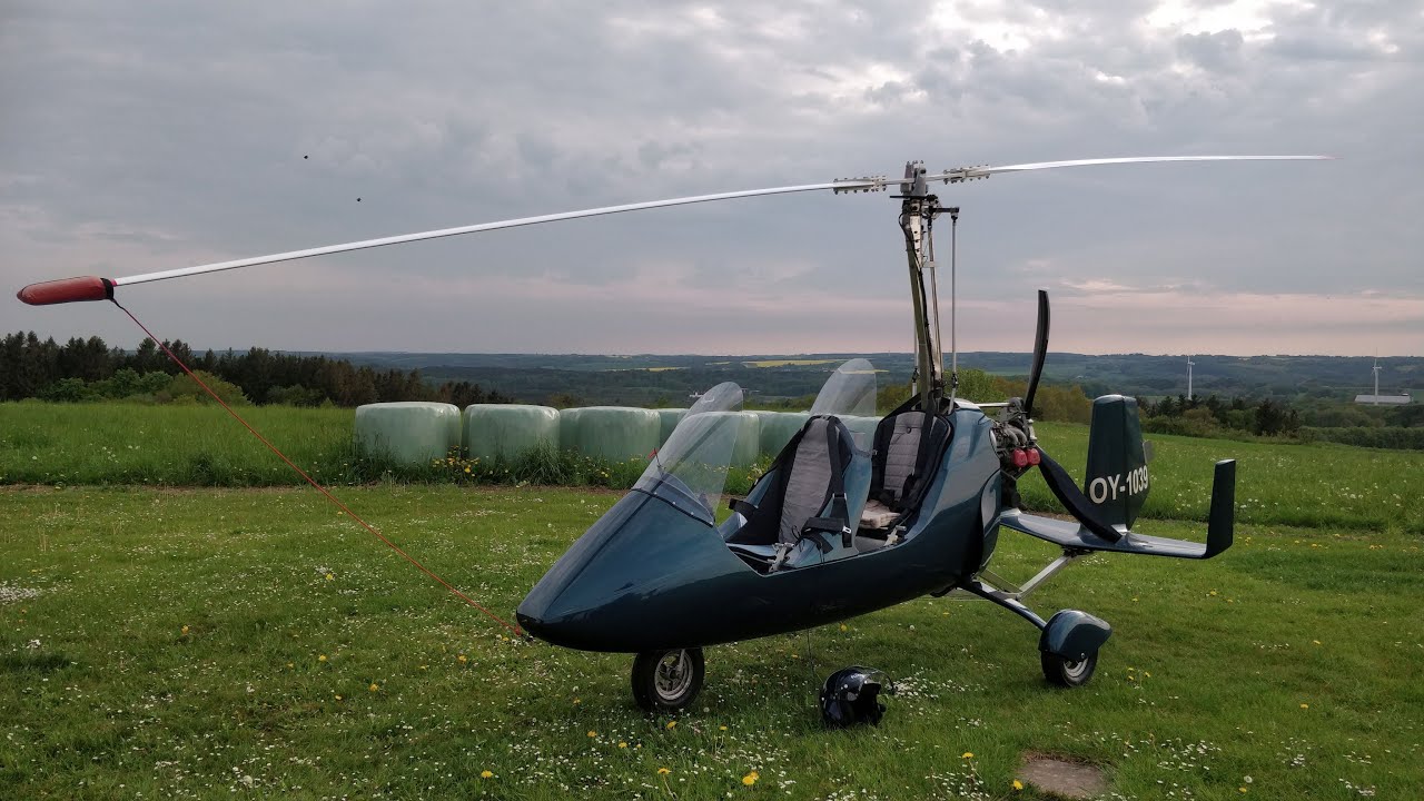 Bornholm West Coast in MTO Sport Gyrocopter - YouTube
