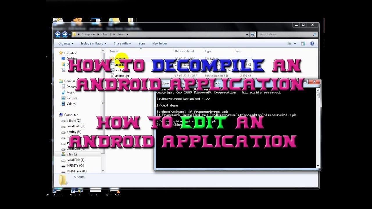 How To Edit An Android Appplication Apk How To Decompile An Android