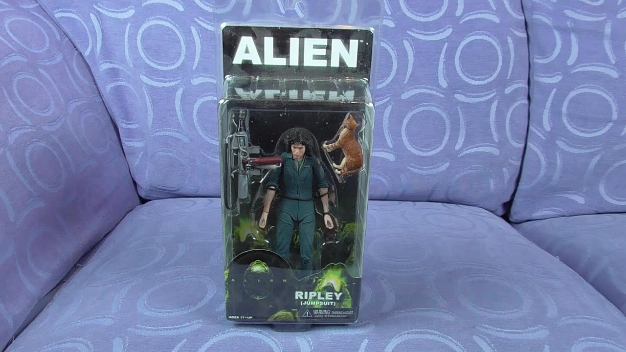 NECA ALIEN SERIES 4 Jumpsuit Ripley Figure - YouTube