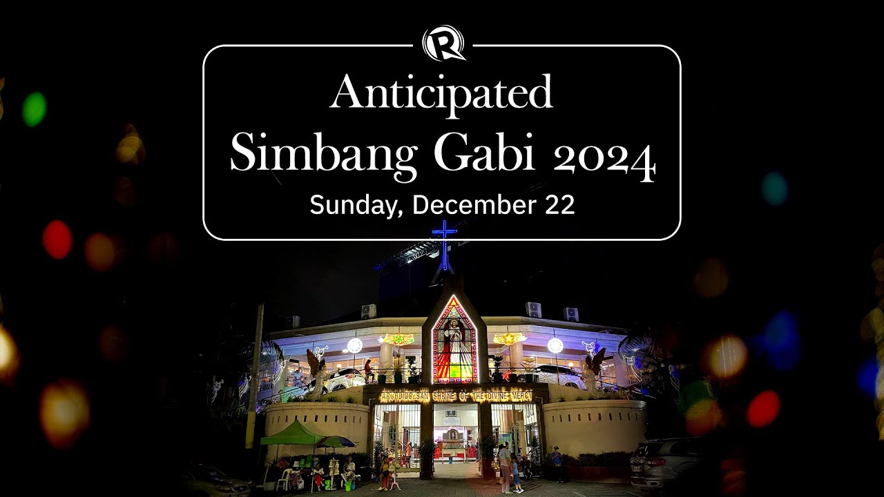 Anticipated Simbang Gabi Day 8 | Sunday, December 22 - YouTube