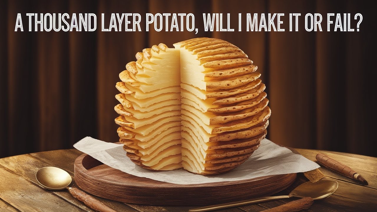 Crispy Perfection or Epic Fail? Thousand-Layer Potato Attempt - YouTube