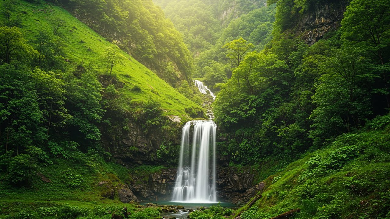 Healing Nature Sounds with Calm Music 🌲 Deep Rest & Mental Focus - YouTube