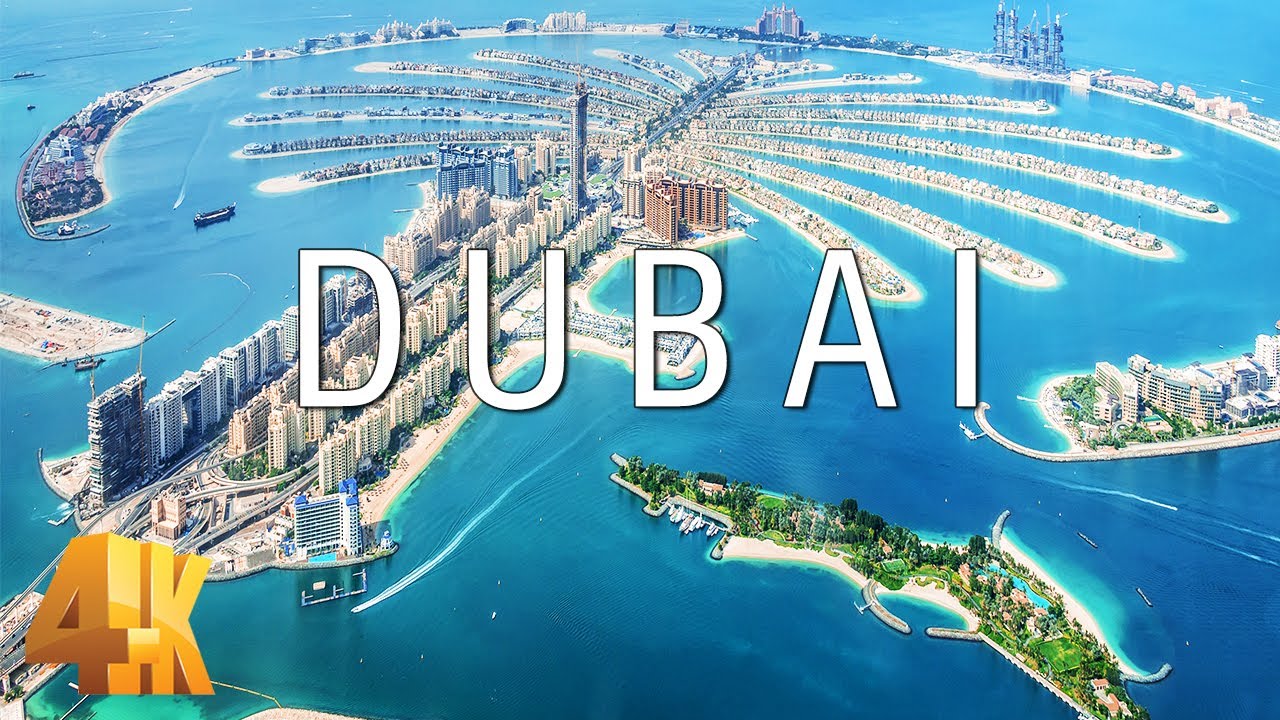 FLYING OVER DUBAI (4K UHD) - Soothing Piano Music With Scenic ...
