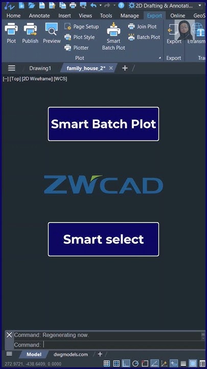 أدوات ذكيه لا غني عنها لتسريع الرسم Smart Batch Plot & Smart Select In ZWCAD #shorts - YouTube