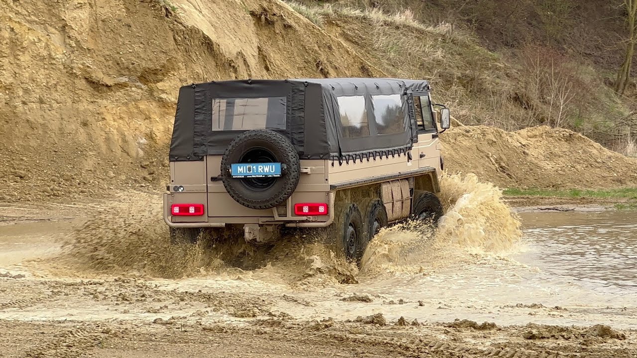 Pinzgauer 718 Turbo D Offroad 8 - YouTube