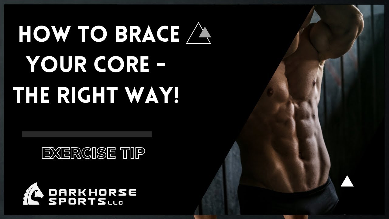 How To Brace Your Core - The Right Way! - YouTube