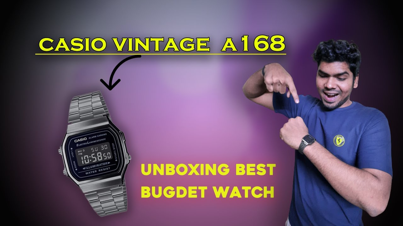 Unboxing CASIO Vintage A168WGG | Best Budget watch under 5000 | Casio ...