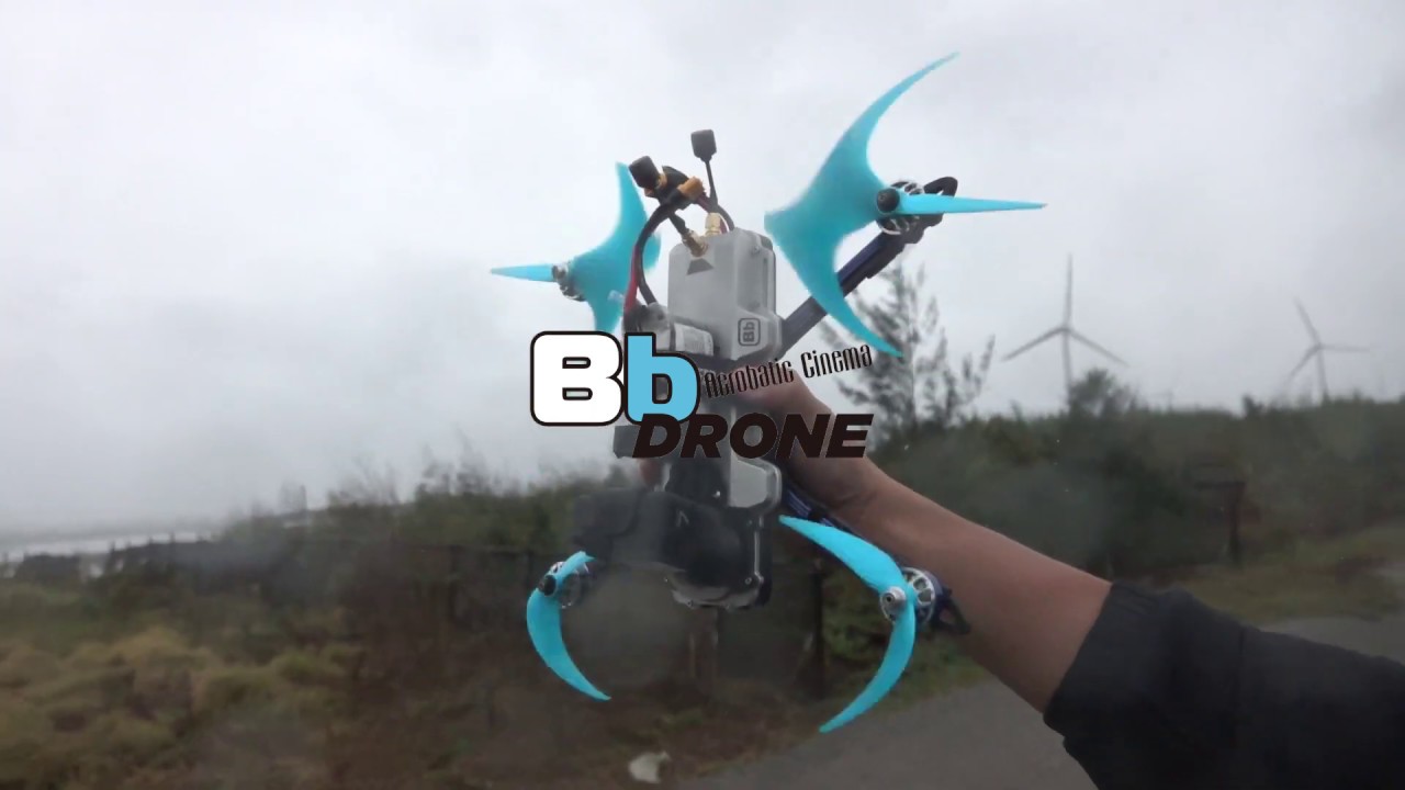 Bb Drone test high wind - YouTube