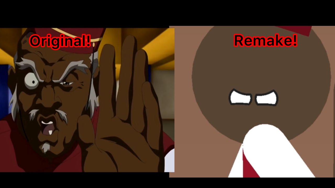 (The Boondocks) Huey Freeman vs Uncle Ruckus, but I reanimated it with ...