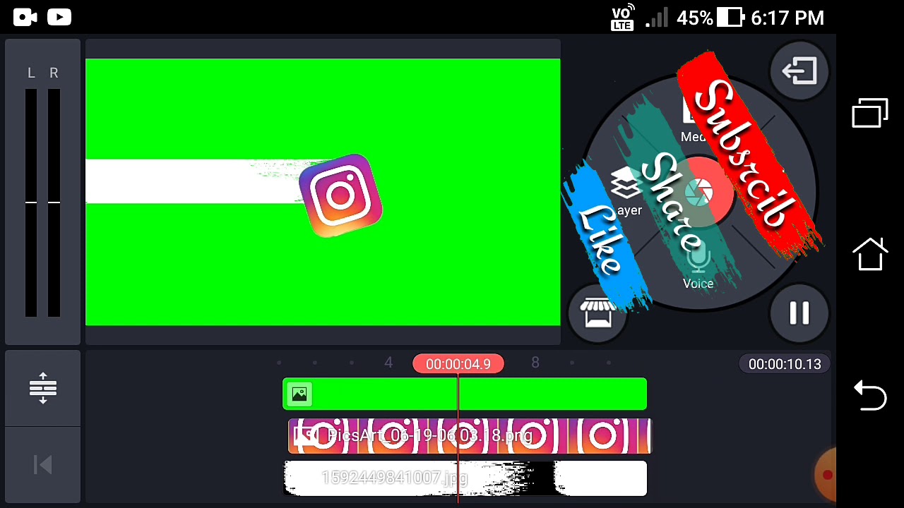 How to make instagram green screen // instagram green screen kaise ...
