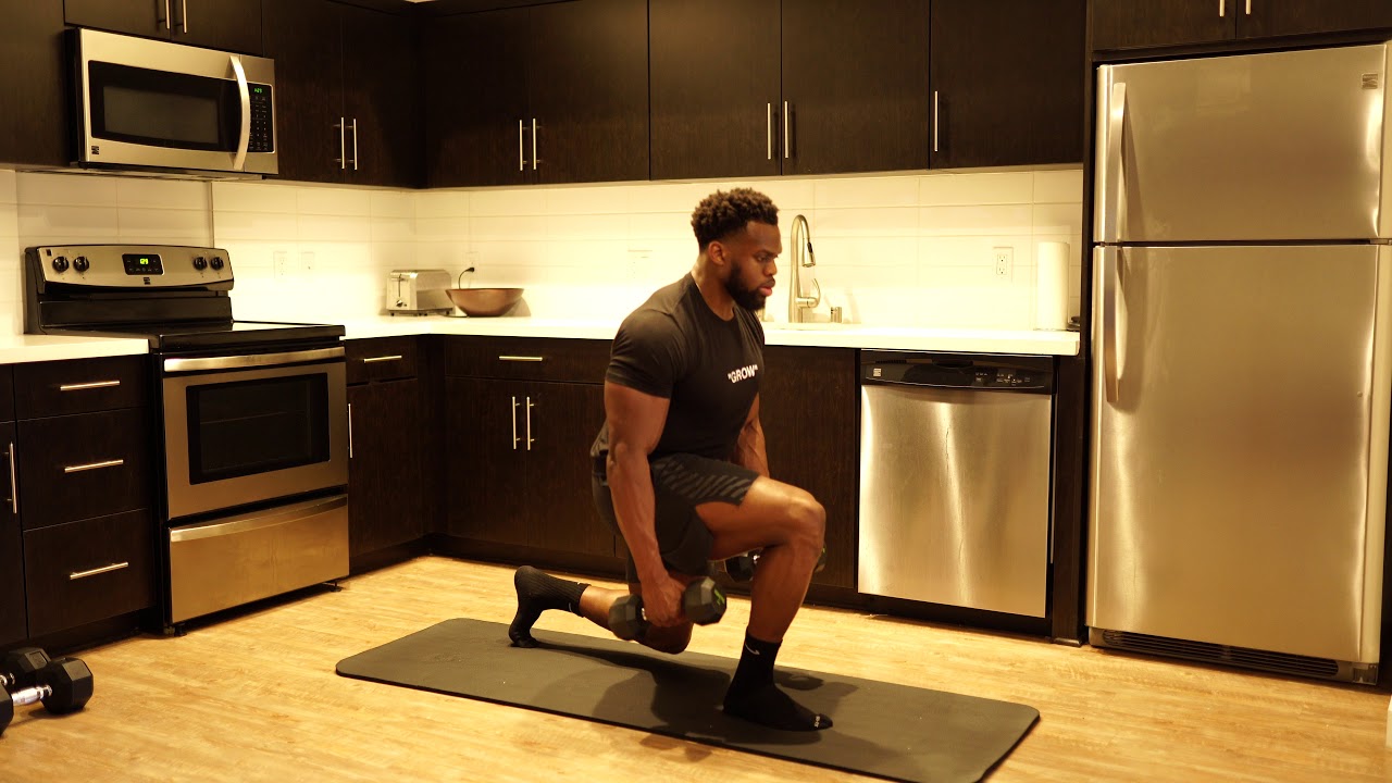Alternating Forward Lunge - YouTube