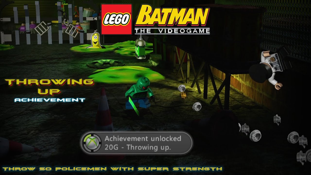 Lego Batman 1: Throwing Up Achievement (The Easy Way) - HTG - YouTube