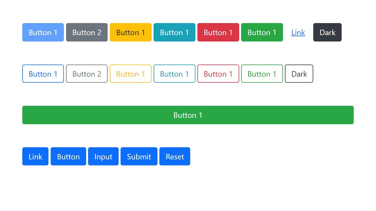 Buttons In Bootstrap Bootstrap 5 Tutorials 3 YouTube Buttons In Bootstrap Bootstrap 5 Tutorials 3 YouTube