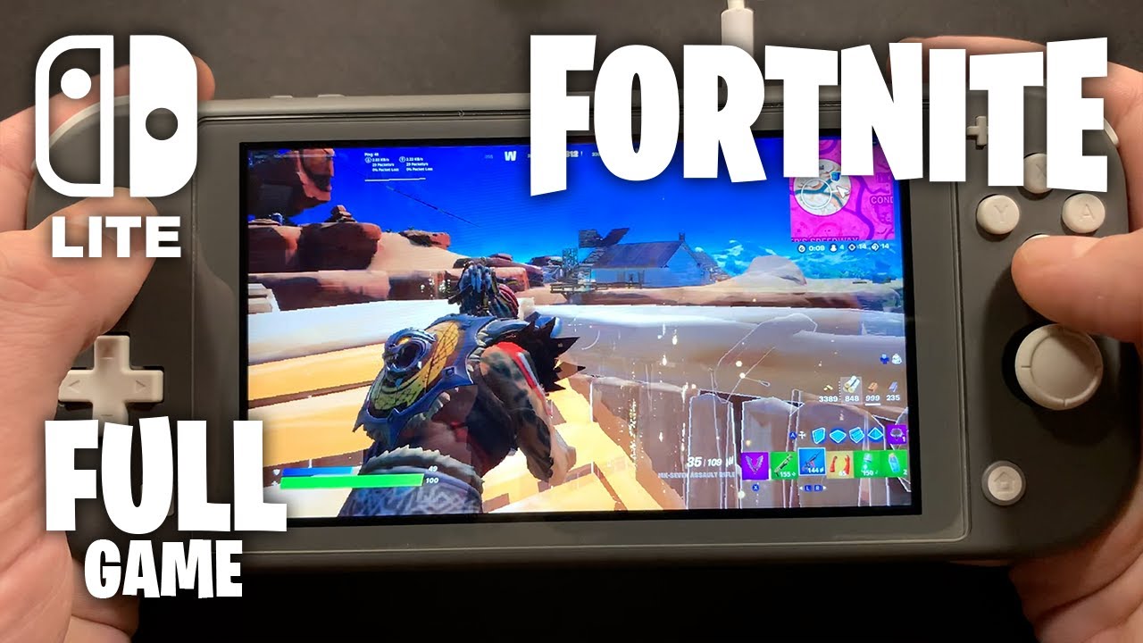 Fortnite on Nintendo Switch Lite #467 - FULL GAME - YouTube