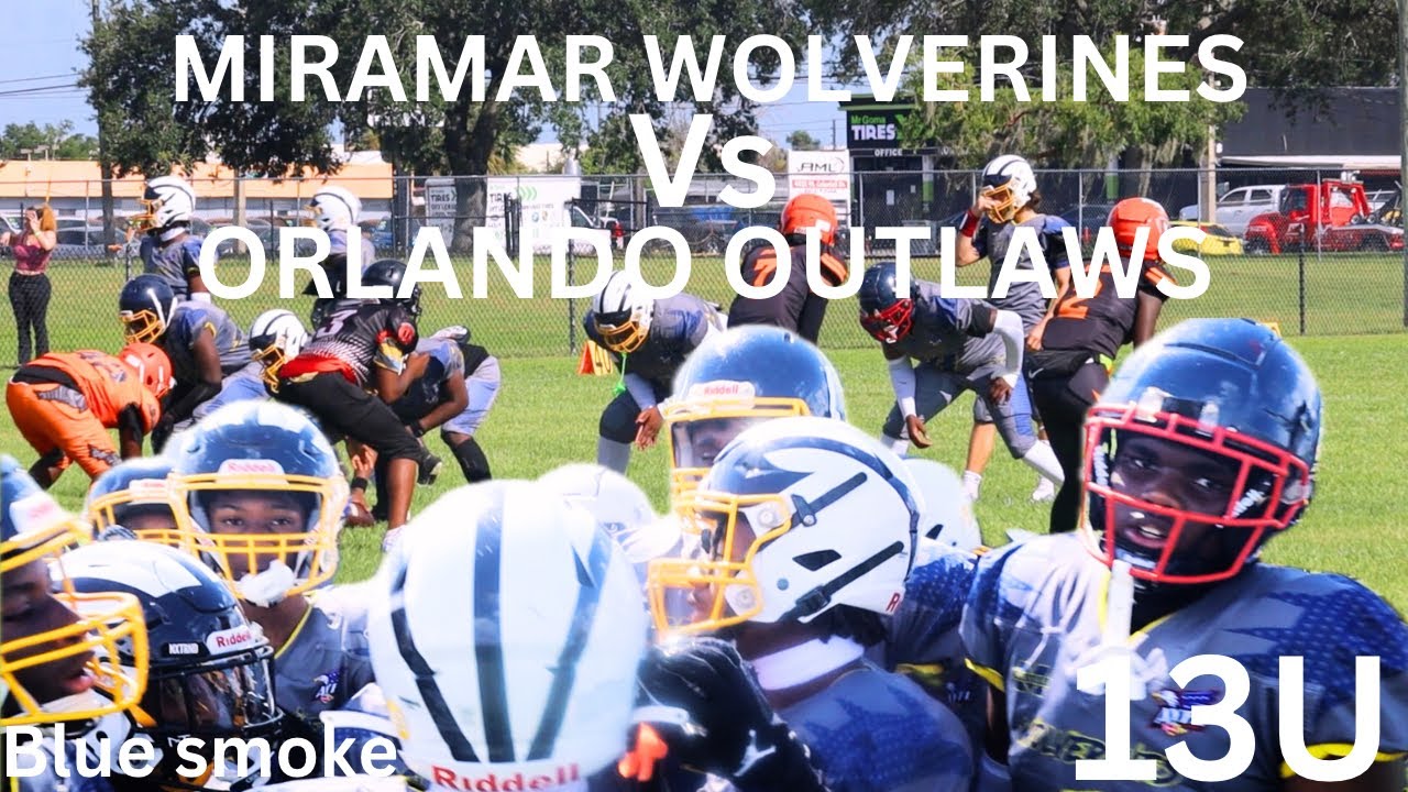 13U ACTION🔥MIRAMAR WOLVERINES(BLUE SMOKE) 🆚ORLANDO OUTLAWS - YouTube