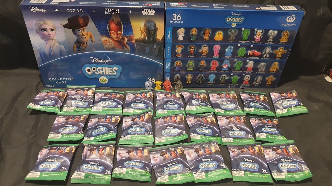 unboxing: 23 Disney Plus + Ooshies exclusively from Woolworths ...