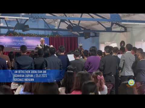 Aw Bethlehem Judai Ram A mi| Kohhran Zaipawl | 25.12.2023| Krismas Inkhawm | Hyderabad Mizo ...