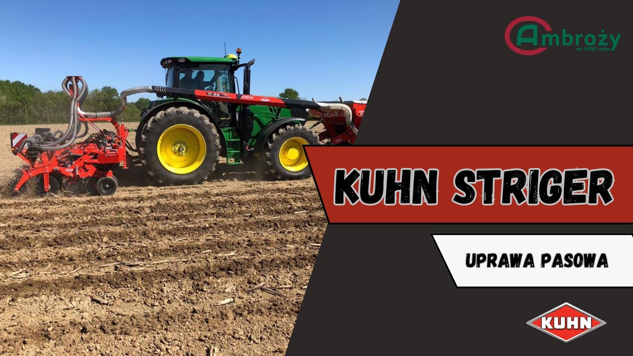 Kultywator do uprawy pasowej KUHN STRIGER - omówienie maszyny - YouTube