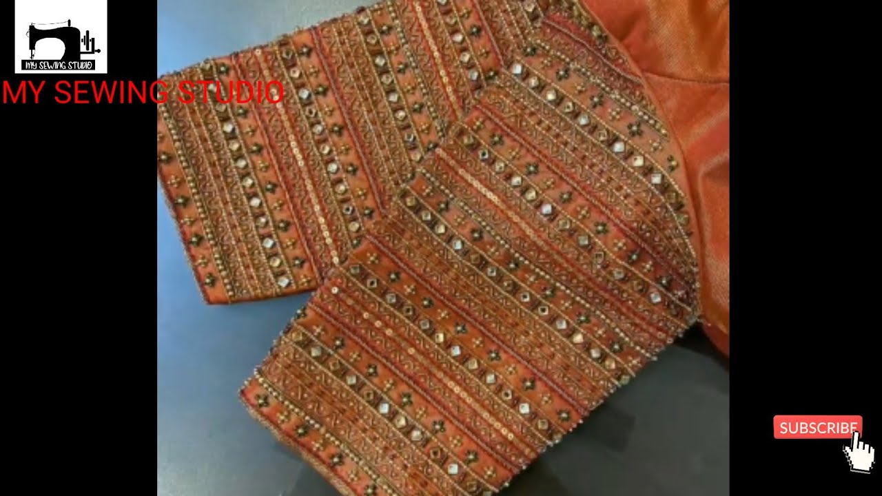 SIMPLE ARI WORK DESIGN | PART -2 | ARI WORK | MY SEWING STUDIO | - YouTube