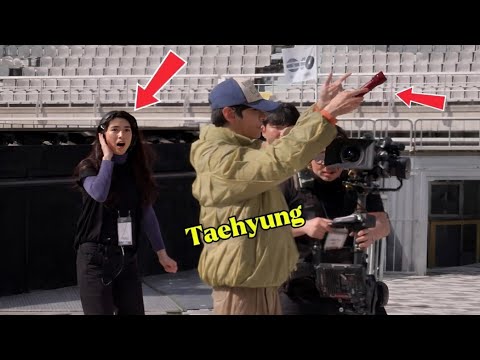 Female Staff Panic! BTS's Taehyung Performs Uncontrollable Acts at His New Concert!