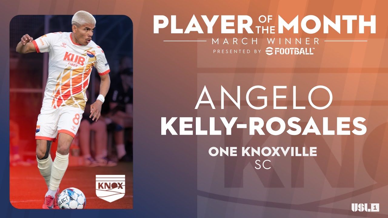 One Knoxville SC's Angelo Kelly-Rosales is the League One Player of the ...