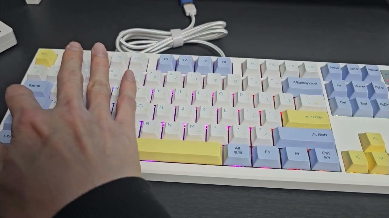 ABKO AS104 오피스 네비게이터 키보드 카건 영상 - YouTube